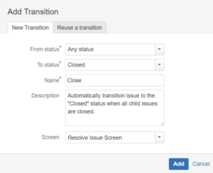 Automatically Transition Jira Issues - Strategy for Jira®