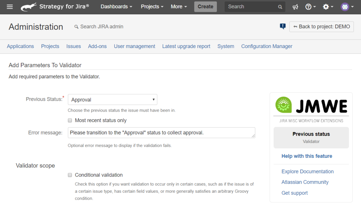 Verify Approval in a Jira Workflow - Strategy for Jira® Verify Approval in a Jira Workflow - Strategy for Jira®