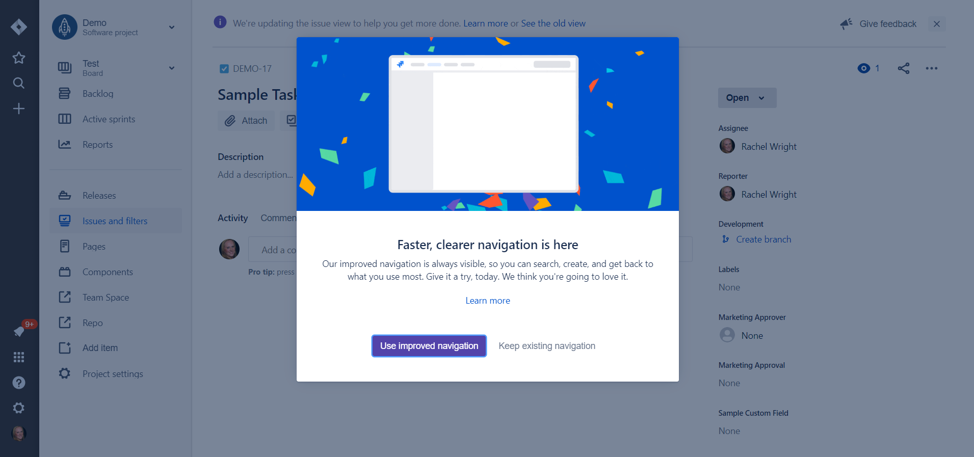 Jira Cloud Navigation Comparison - Strategy for Jira®