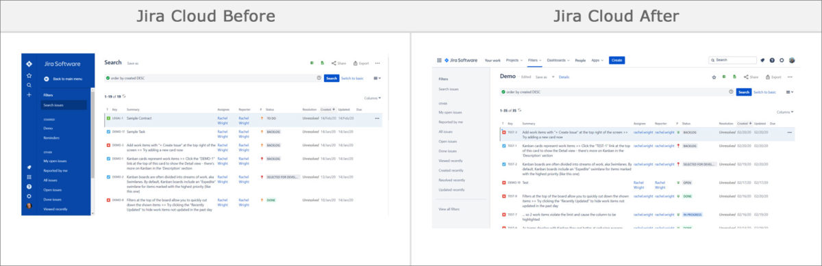Jira Cloud Navigation Comparison - Strategy for Jira®