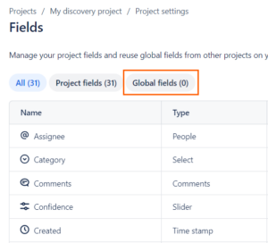 Settings Created for Jira Product Discovery Projects - Not What I Expected - Strategy for Jira®