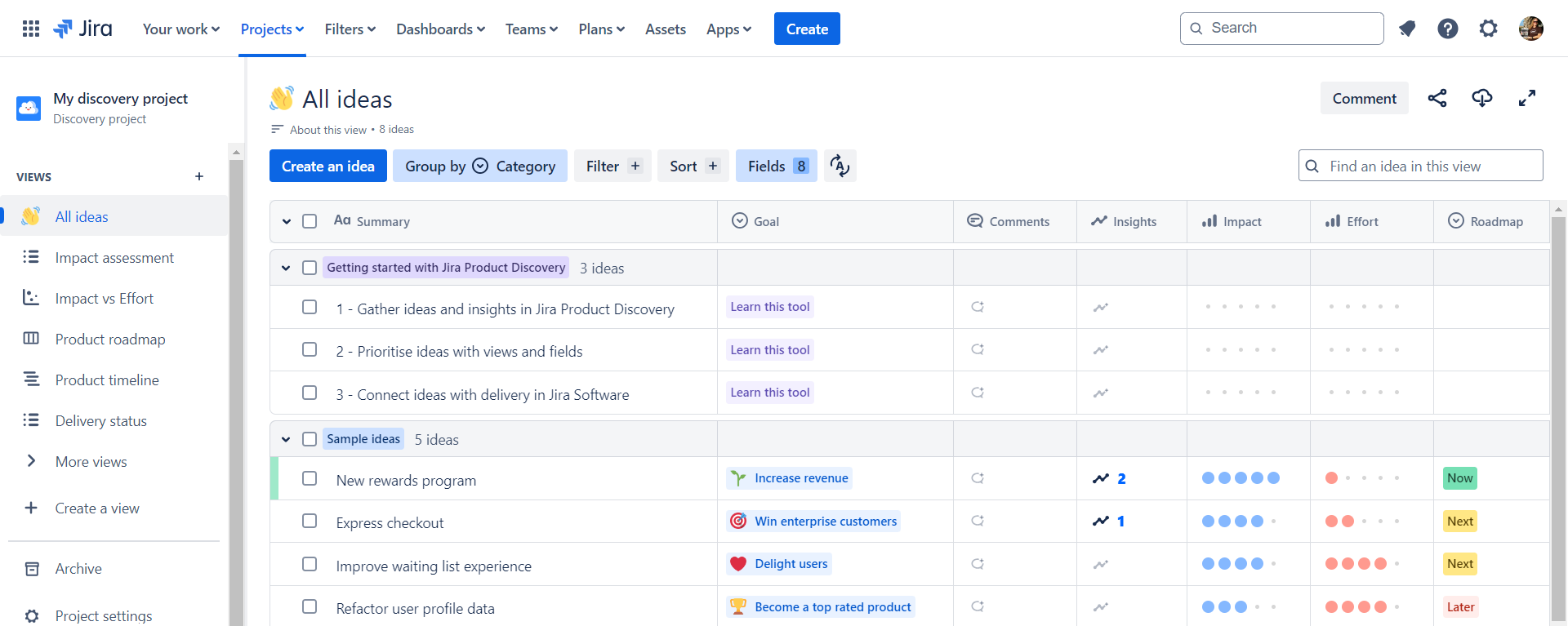 Settings Created for Jira Product Discovery Projects - Not What I Expected - Strategy for Jira®