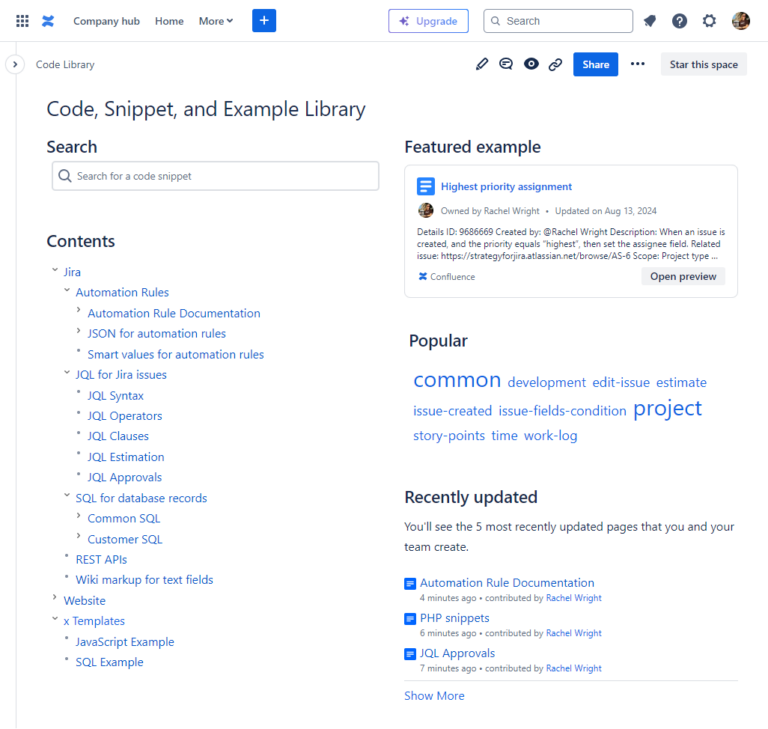 Building Your Jira Code, Snippet, and Example Library - Strategy for Jira®
