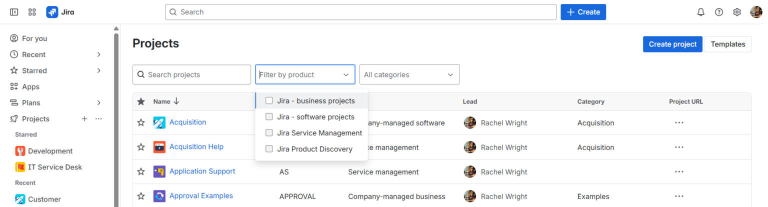 Choosing the right Jira project type - Strategy for Jira®